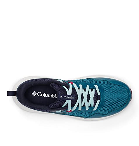 Columbia Women's Plateau Hiking Shoe, Deep Water/ICY Morn, 7 Wide
