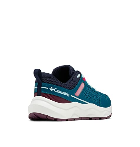 Columbia Women's Plateau Hiking Shoe, Deep Water/ICY Morn, 7 Wide