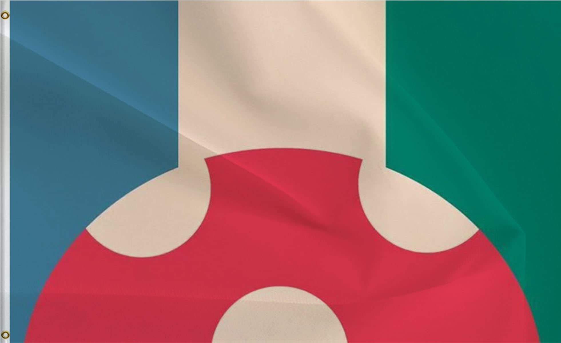 ANCONINE Kinoko Kingdom Flag Dream SMP Flag 3x5FT, Flags with 2 Brass Grommets,SturdyDouble Stitched and Premium Polyester.
