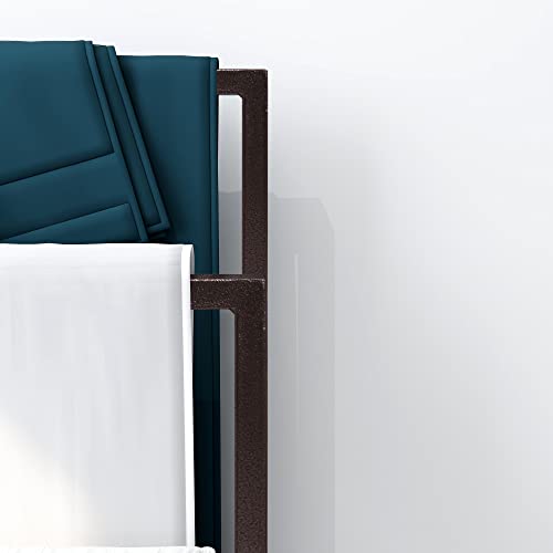 Towel Rack, Towel Bar, Hand Towel Holder,Modern Metal Freestanding 5 Tier Towel Rack Storage Organizer Washcloths Holder for Bathroom Living Room Washroom Brown