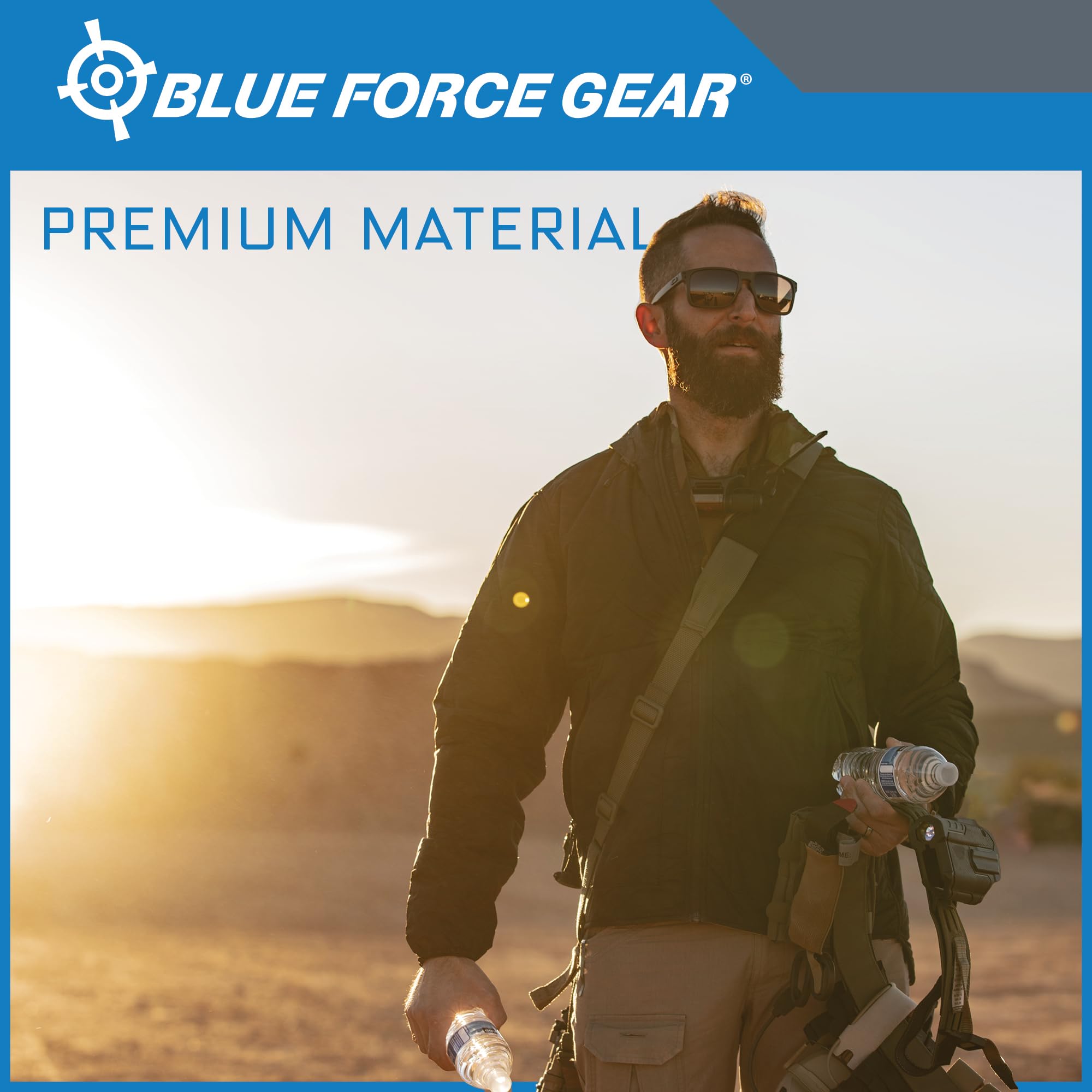 Blue Force Gear Vickers Sling | 2 Point Sling Adjusts for Carrying Positions | 54-64 inches (Black)