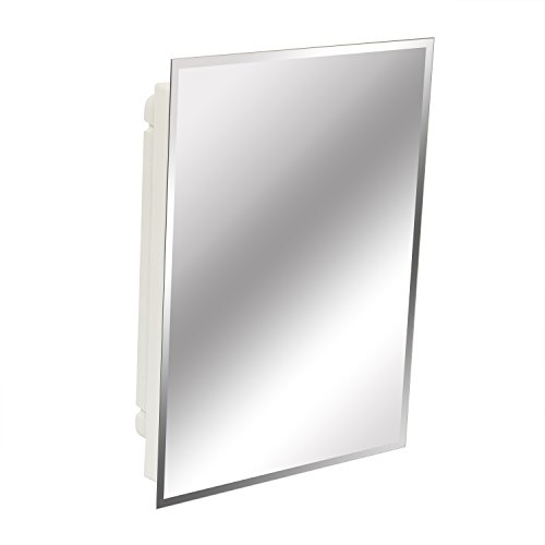 American Pride 9622WBAR12 ā Recessed Frameless Beveled Polished Edge Mirror Medicine Cabinet 16" x 22"