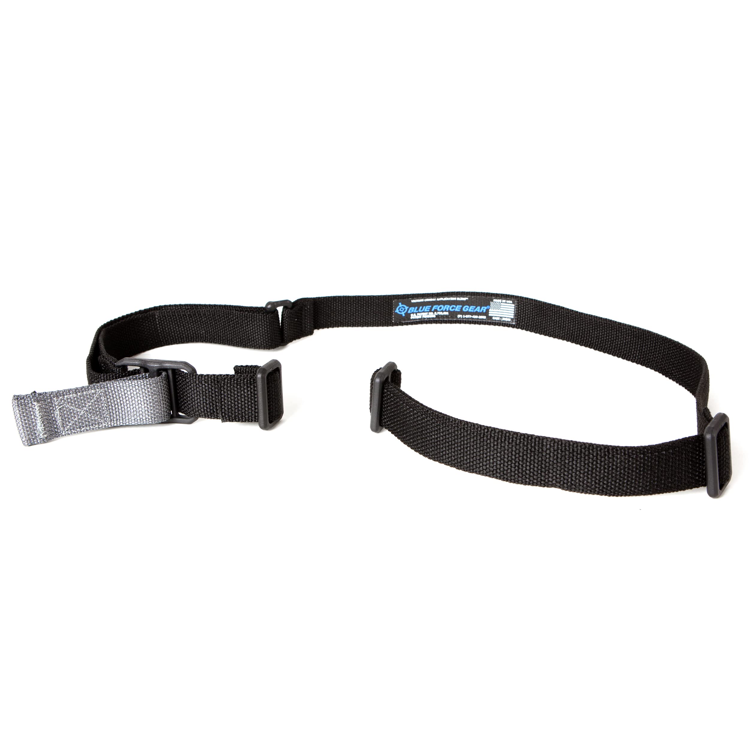 Blue Force Gear Vickers Sling | 2 Point Sling Adjusts for Carrying Positions | 54-64 inches (Black)