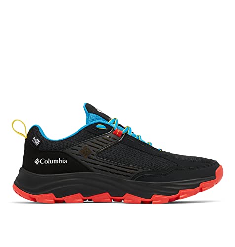 Columbia Men's Hatana Max Outdry Hiking Shoe, Black/Compass Blue, 14 Wide