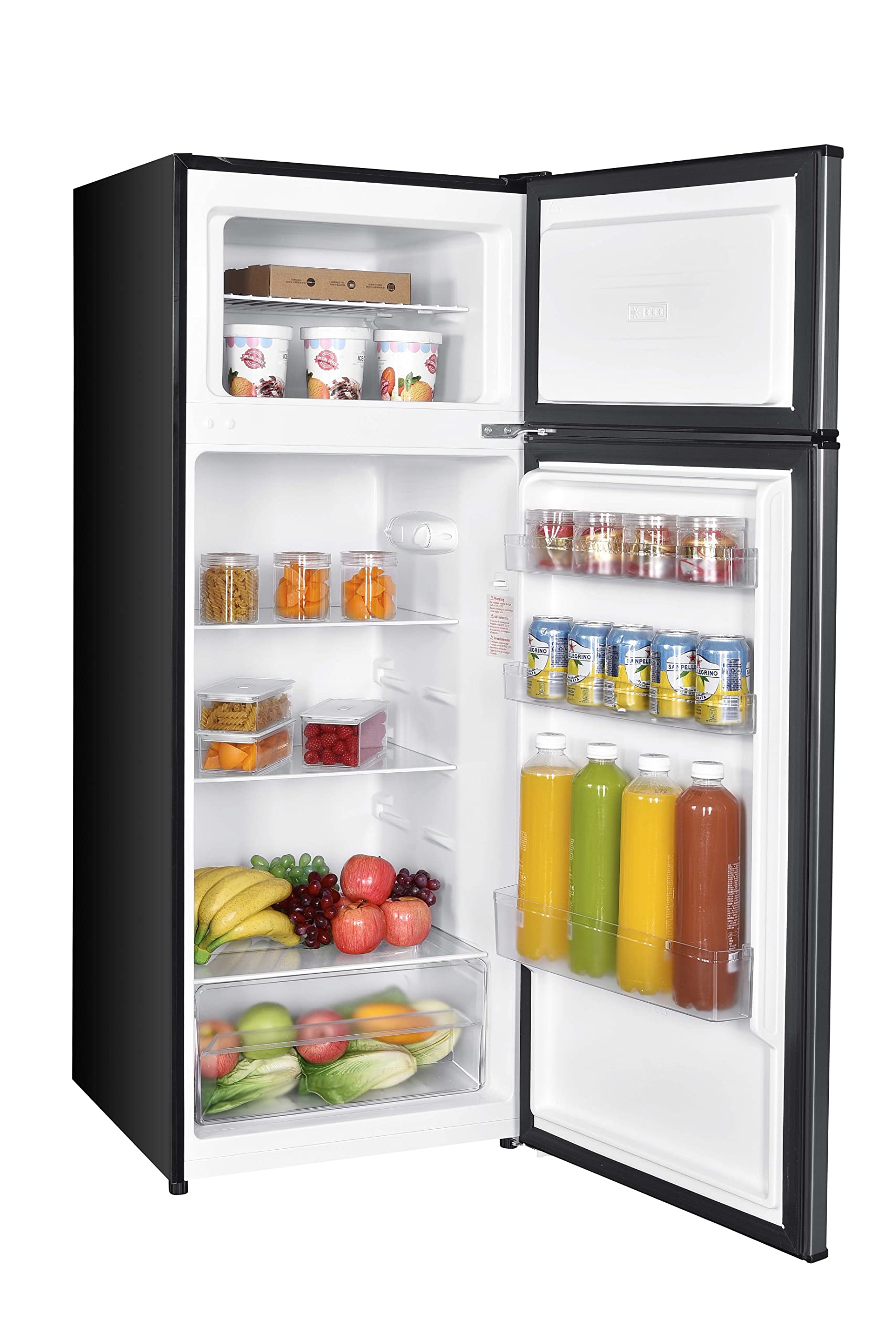 Danby DPF074B2BSLDB-6 7.4 cu. ft. Apartment Size Fridge in Stainless Steel