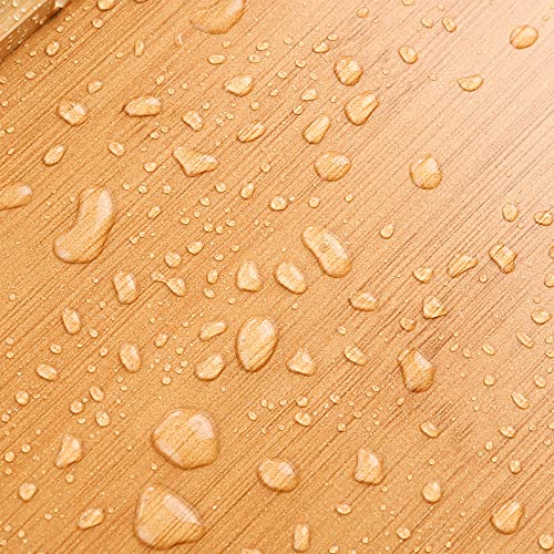 Bamboo Vanity Tray Bathroom Wooden Tray Makeup Counter Tray Wood Serving Tray for Bathroom Home Decor Holds Cosmetics, Perfume, Tissues, Candles, Towels, Soap, 11.5 x 7.9 x 0.9 inch