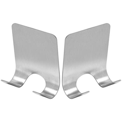Cxrvision Razor Holder for Shower,Self Adhesive Stainless Shaver Holder, Heavy Duty Razor Stand, Utility Bathroom Razor Blade Holder for Multiple Items 2PCS