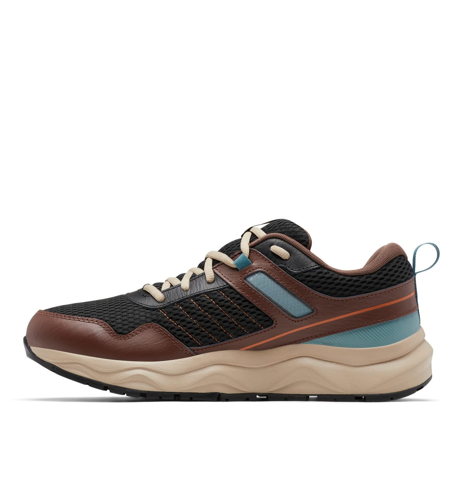 Columbia Men's Plateau Waterproof Hiking Shoe, Bison Brown/Warm Copper, 8