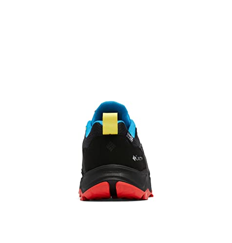 Columbia Men's Hatana Max Outdry Hiking Shoe, Black/Compass Blue, 10