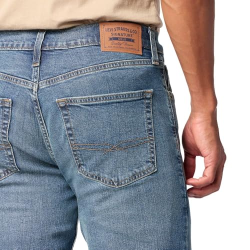 Levi Strauss Signature Gold Men's Slim Fit Jeans, Uncharted, 36Wx30L