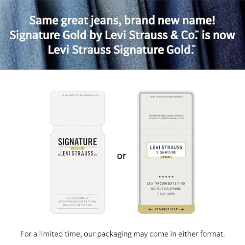 Levi Strauss Signature Gold Men's Slim Fit Jeans, Uncharted, 36Wx30L