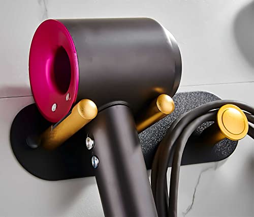 XINFlyy Wall-Mount Hair Dryer Holder Compatible with Dyson Supersonic, Aluminum Alloy