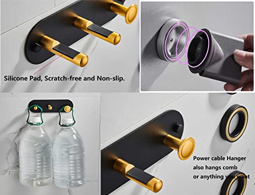 XINFlyy Wall-Mount Hair Dryer Holder Compatible with Dyson Supersonic, Aluminum Alloy