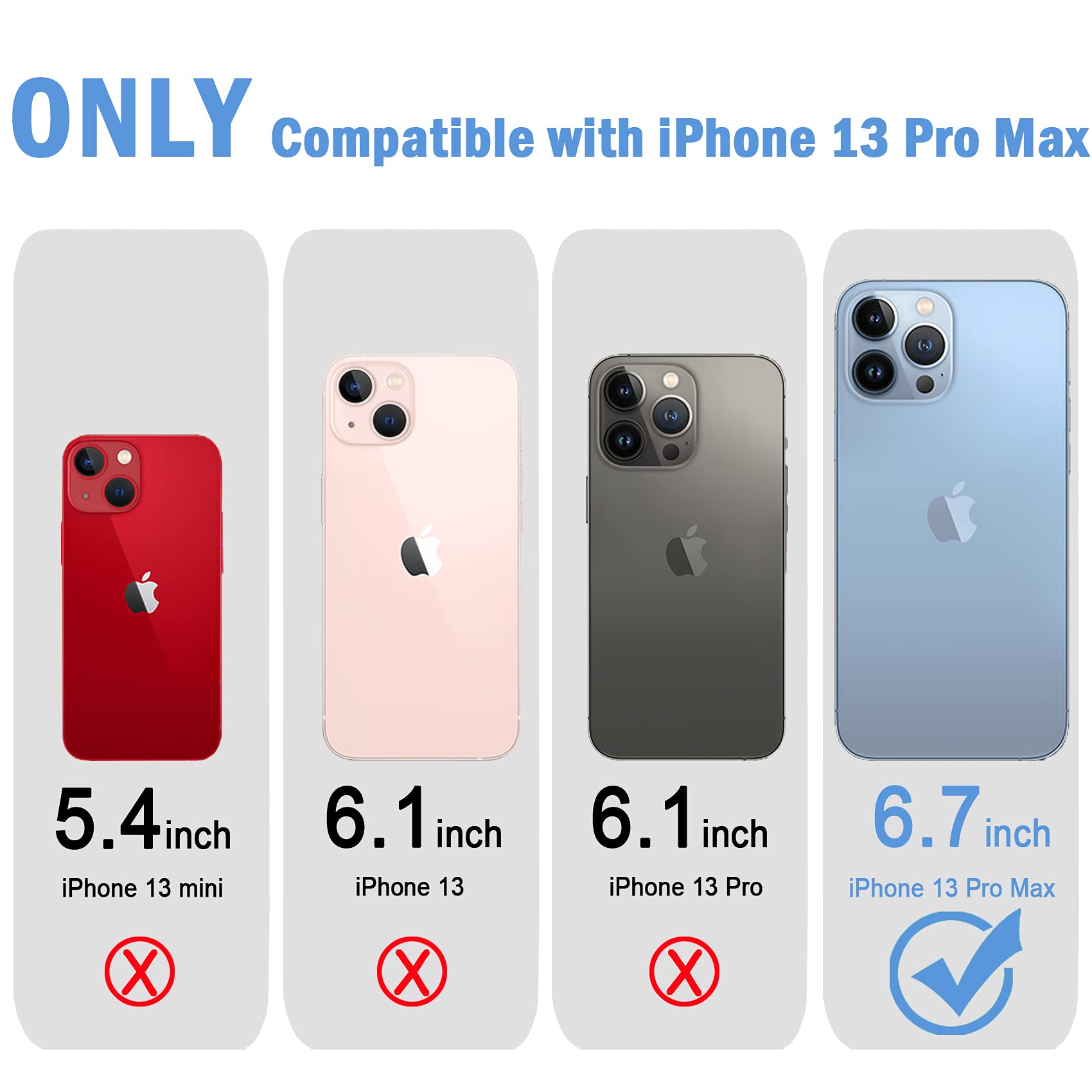 JJGoo Compatible with iPhone 13 Pro Max Case, Clear Glitter Sparkle Bling Slim Bumper Cover Soft Shockproof Phone Cases for iPhone 13 Pro Max (6.7 inch)