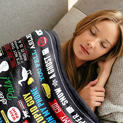 Aozksog Flannel Blanket with Short Plush Pillowcase, Micro Fleece Throw Blankets for Couch Bed Sofa Cozy Blanket Lightweight Fuzzy Plush Blanket for Bedroom Living Room 40x50-Inch
