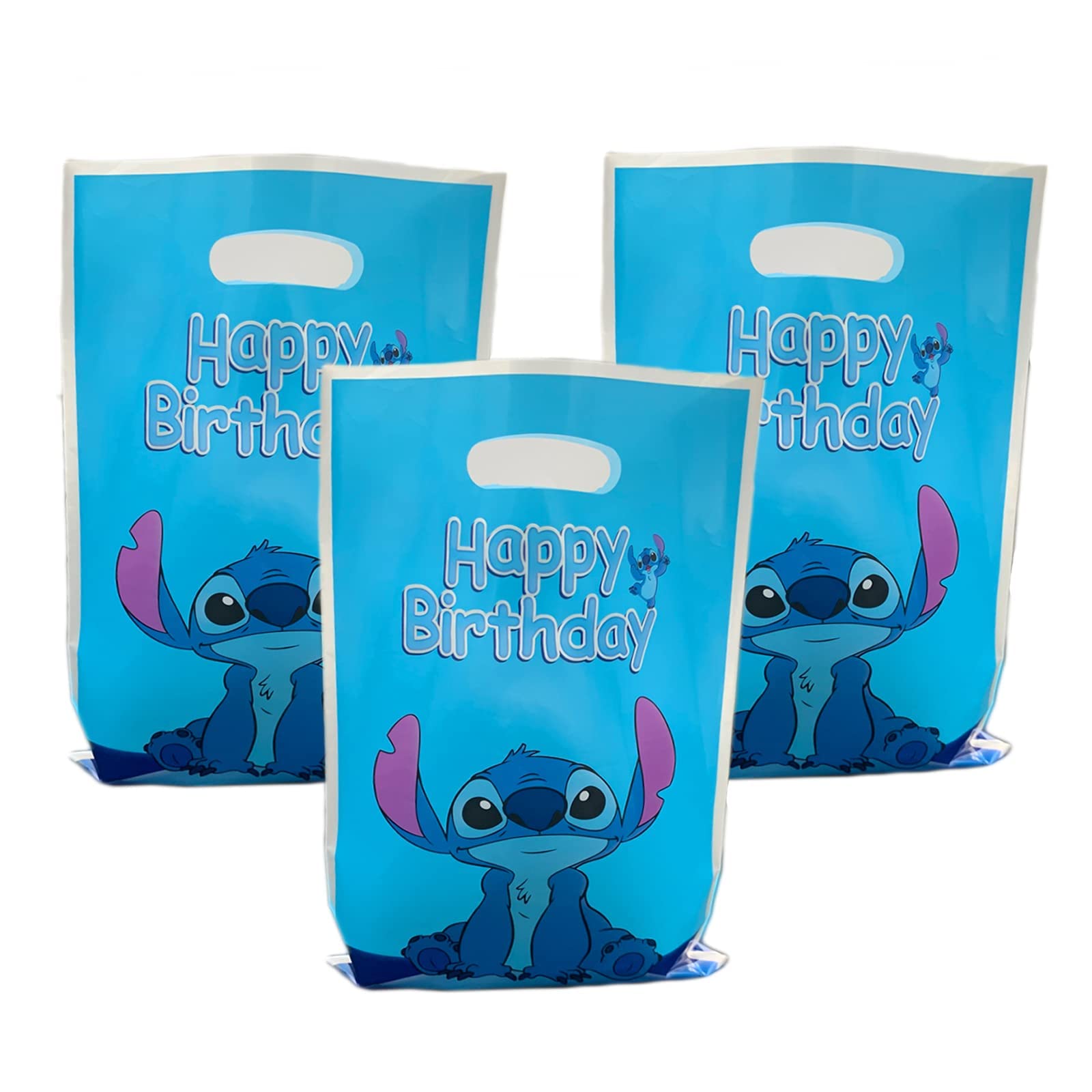 Gzkkkkx 40Pcs Stitchs Theme Party Bags Kids Candy Treat Bag Party Supplies
