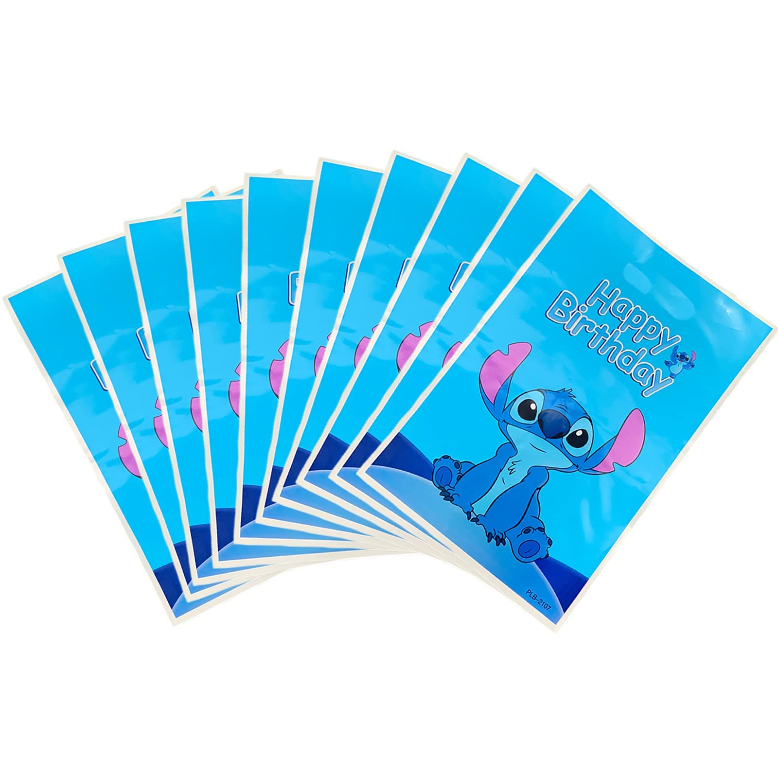 Gzkkkkx 40Pcs Stitchs Theme Party Bags Kids Candy Treat Bag Party Supplies