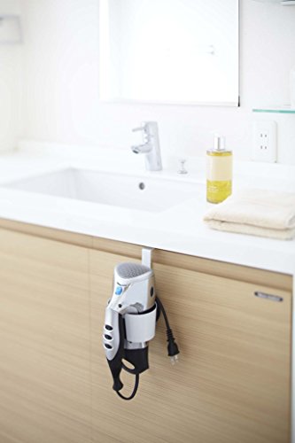YAMAZAKI home 7581 Hair Dryer Holder, One Size, White