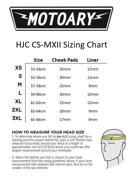 HJC Helmet CS-MX II Creed MC1SF Red XL