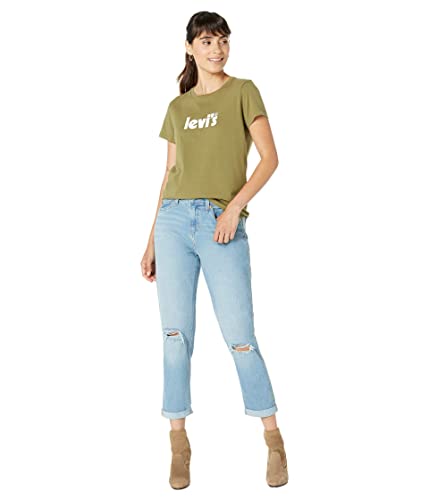 Levi Strauss Signature Gold Women's Mid Rise Slim Boyfriend Jeans (Available Size), (New) Creekside, 14 Plus