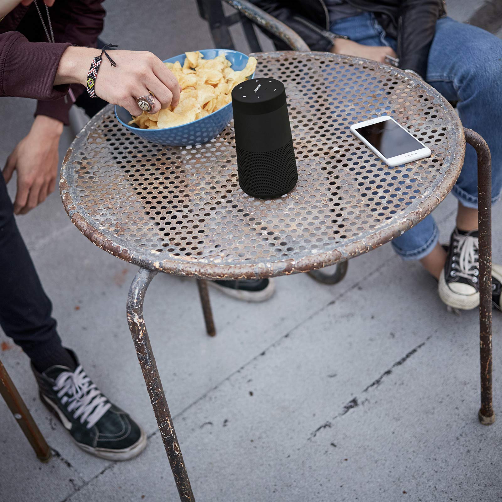 Bose SoundLink Revolve (Series II) Portable Bluetooth Speaker – Wireless Water-Resistant Speaker with 360° Sound, Black (Renewed)