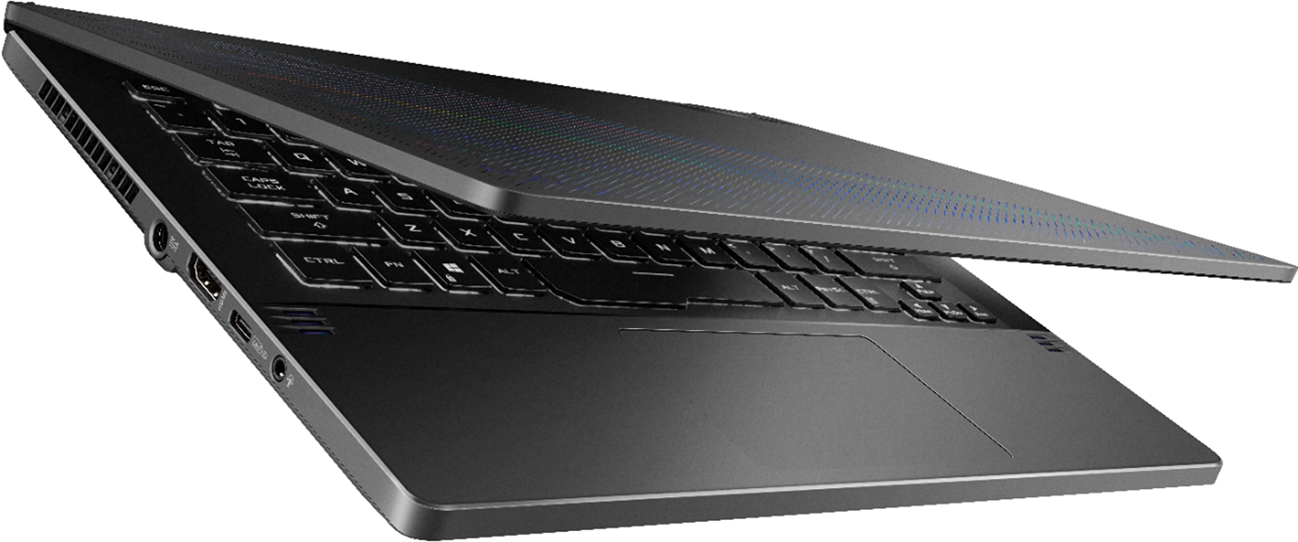 ASUS ROG Zephyrus G14 14" VR Ready FHD Gaming Laptop, 8 cores AMD Ryzen 7 5800HS, Backlight, NVIDIA GeForce GTX 1650, Gray, Win 10, w MTC Mousepad(16GB RAM|512GB PCIe SSD)
