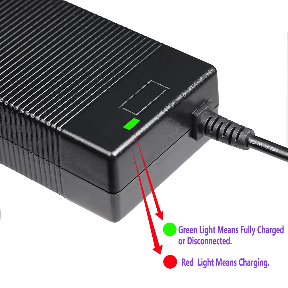 Toeaot 42V 2A Power Adapter for 36V Bird, Lime, Skip, Spin Xiaomi M365,Lime-S,ES1/ES2/ES4 Battery Charger