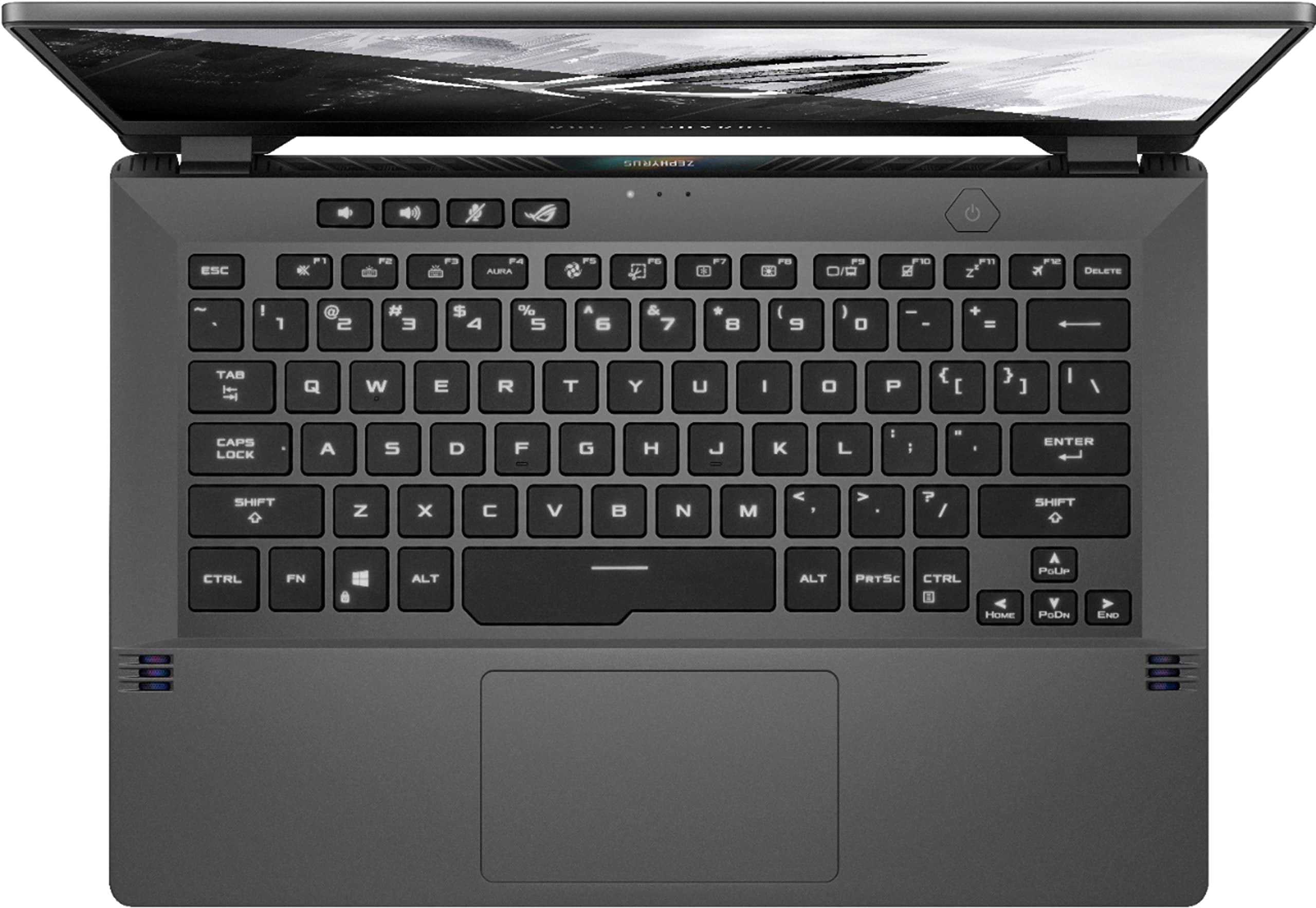 ASUS ROG Zephyrus G14 14" VR Ready FHD Gaming Laptop, 8 cores AMD Ryzen 7 5800HS, Backlight, NVIDIA GeForce GTX 1650, Gray, Win 10, w MTC Mousepad(16GB RAM|512GB PCIe SSD)