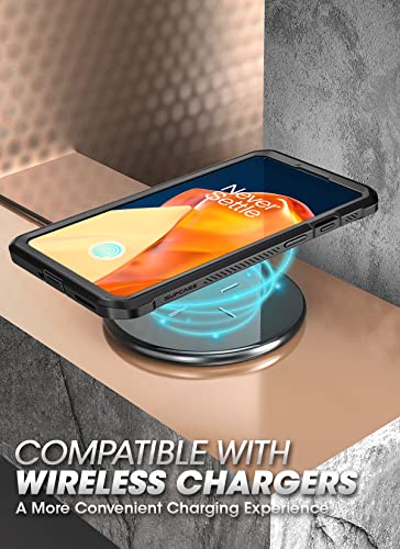 SUPCASE Unicorn Beetle Pro Series Case Designed for OnePlus 9 5G (NA Version Model:LE2115), Full-Body Rugged Holster Case with Built-in Screen Protector (Black)