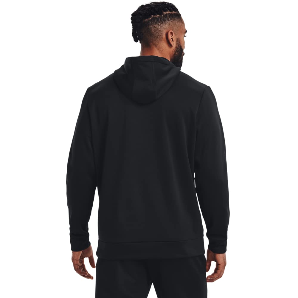 Under Armour Men's ArmourFleece Hoodie, (001) Black / / Black, Small