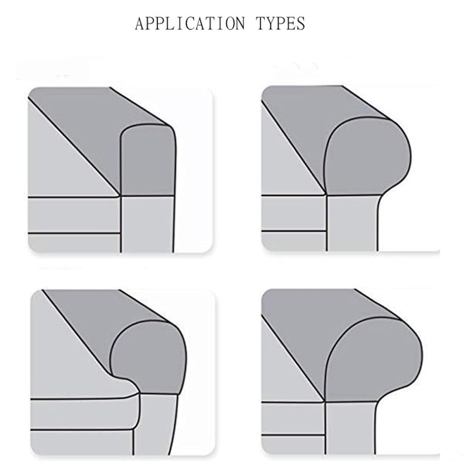 ZHOUZHOU Sofa Armrest Covers Stretch Velvet Anti-Slip Arm Covers Chair Slipcovers Furniture Arm Protector for Sofas Chairs Couch Recliner Set of 2,Navy