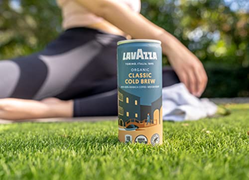 Lavazza medium roast Organic Classic Cold Brew Coffee - (8 Fluid Ounce - Pack of 12)