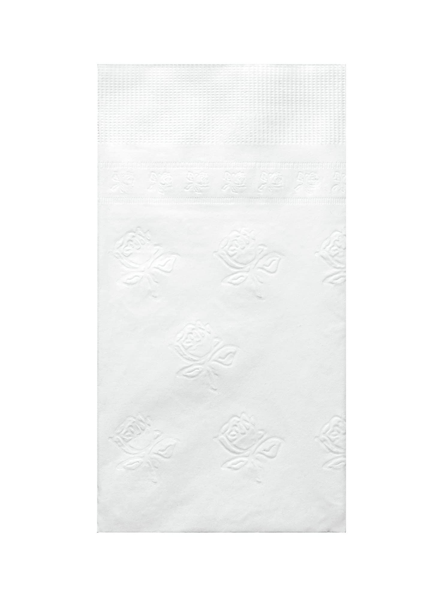 Comfy Package [300 Count - 7 ½” x 4 ¼” Folded] Paper Dinner Napkins - Disposable 2-Ply White Party Napkins (15” x 17” Unfolded)
