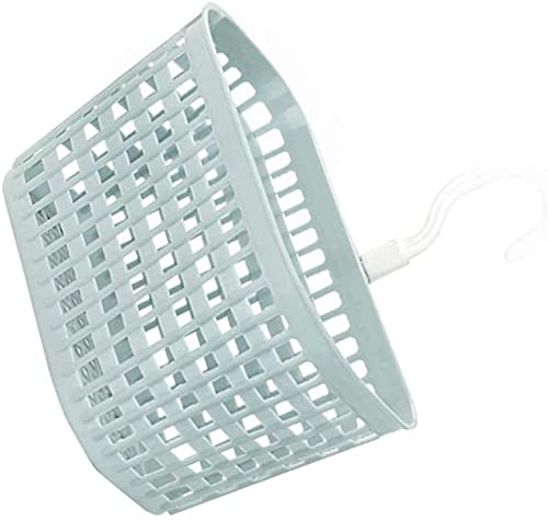 U-K Reusable Plastic Hanging Shower Caddy Kitchen Bathroom Storage Basket with Rotatable Hook Durable & Professional