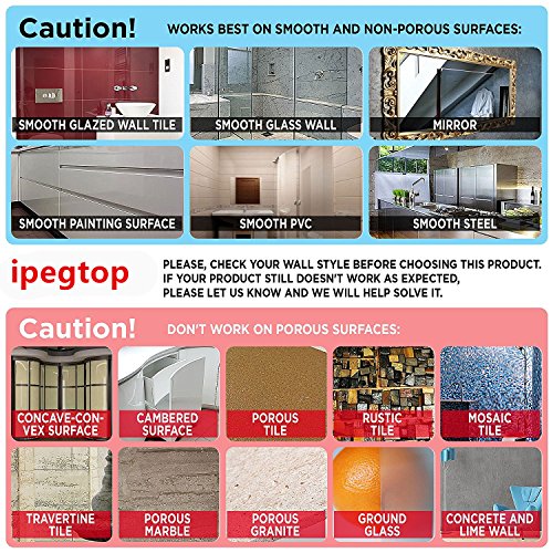iPEGTOP L-4 Strong Suction Cup Shower Caddy Bath Shelf Storage, Combo Organizer Basket for Shampoo, Soap, Conditioner, Razor Bathroom Accessories - Rustproof Stainless Steel, Chrome