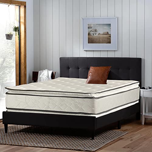 Greaton, 12-Inch Medium Plush Double Sided Pillowtop Innerspring Mattress, Queen