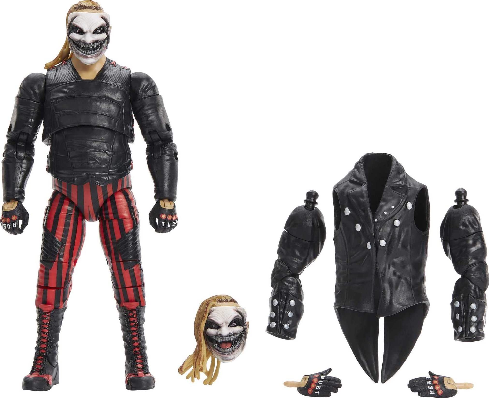 Mattel WWE Ultimate Edition Action Figure & Accessories Set, "The Fiend" Bray Wyatt 6-inch Collectible with 30 Articulation Points, Swappable Pieces & Entrance Gear