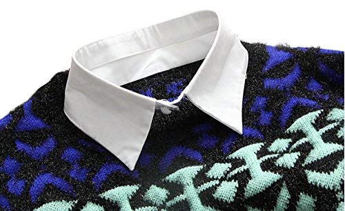 Psivika Women's Girls Faux Collar Detachable Blouse Shirt Collar Lapel Choker Faux Collar Choker