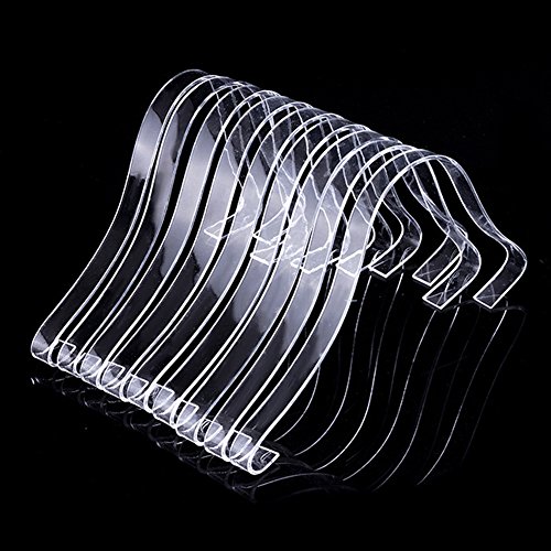 mollensiuer 20Pcs Clear Sandal Shoe Display Stand Shoe Supports Shaper Forms Inserts for Shoe Store Retail Shop or Home Display Storage Use