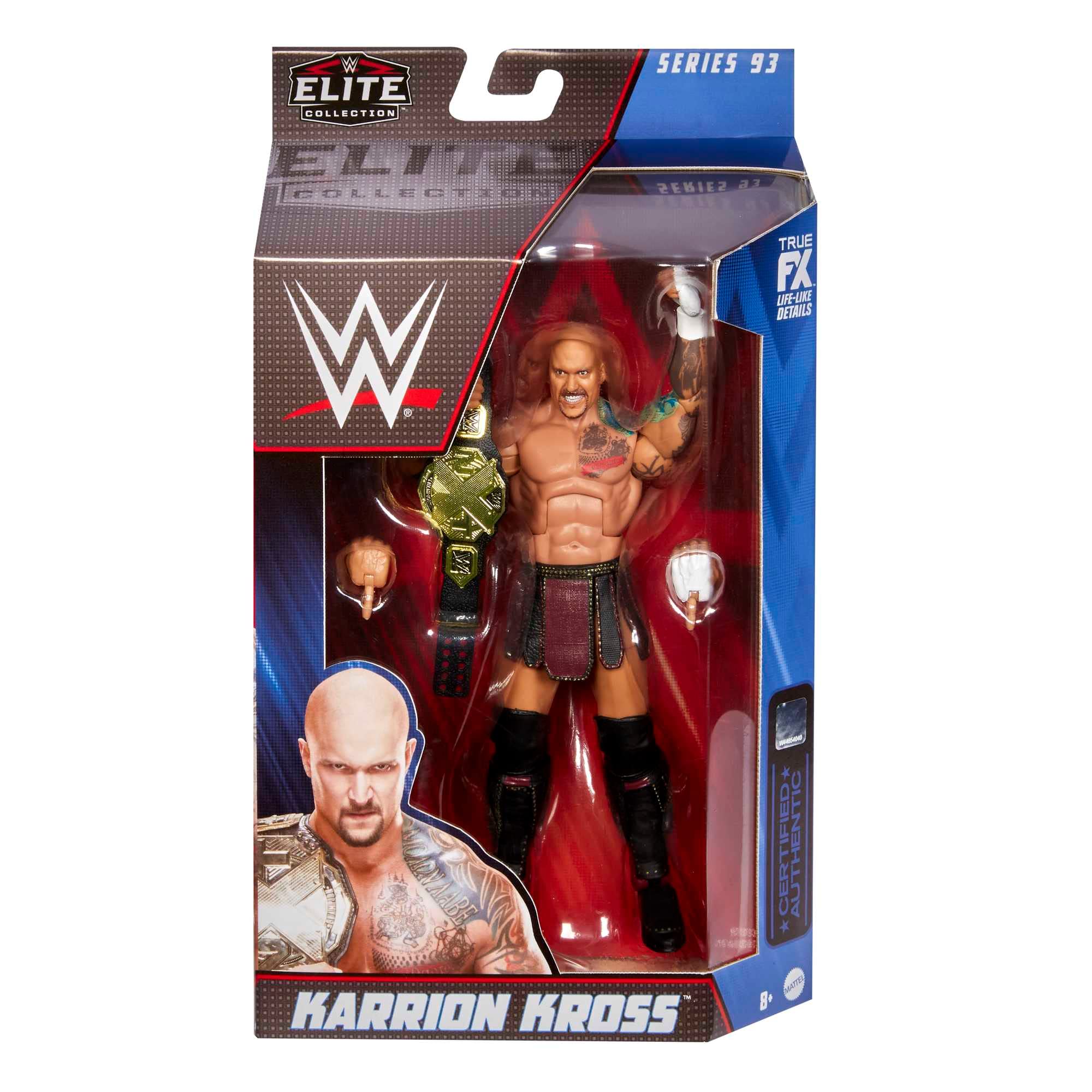 Mattel WWE Elite Collection Action Figure Karrion Kross 6-inch Posable Collectible for WWE Fans Ages 8 Years Old & Up