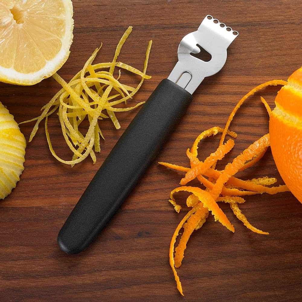 Barfly Combination Zester/Channel Knife, Stainless