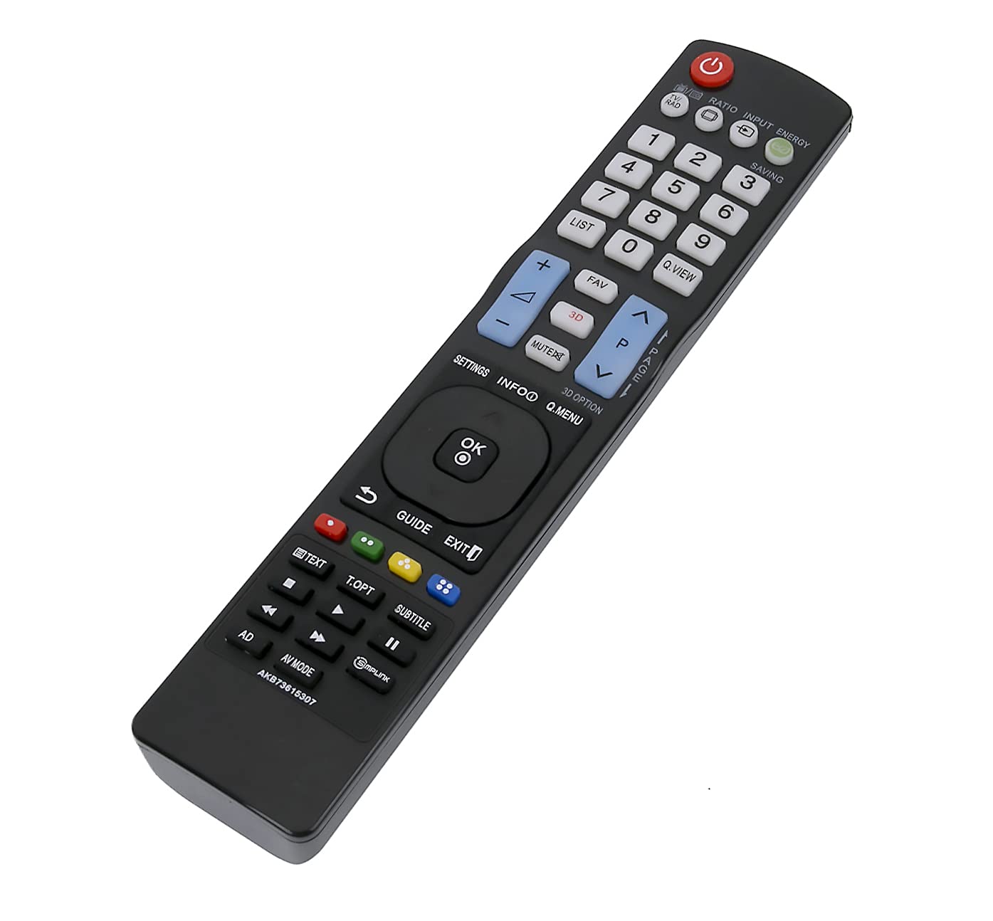ALLIMITY AKB73615307 Replacement Remote Control Compatible with LG 4K OLED Smart TV 37LM611S 55LM615S 37LS3400 42LM3400 55LM615S 32LM3400 32LM611S 42LM615S 47LM615S