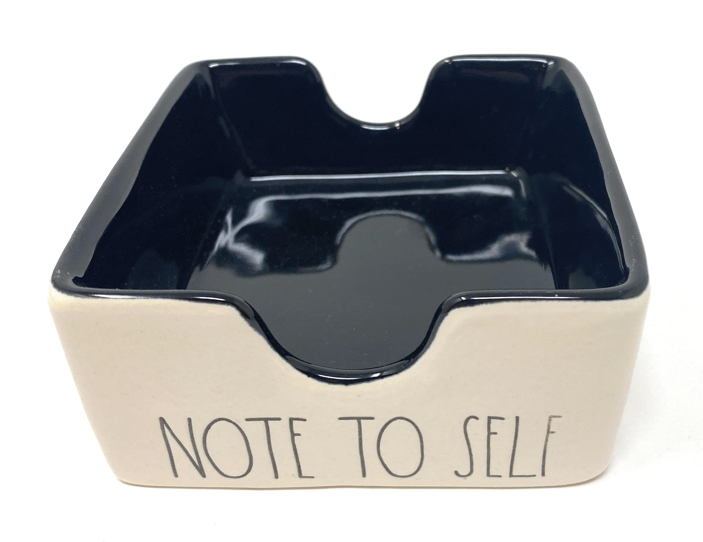 Rae Dunn Note to SELF Post It Note Holder Desk Accessory