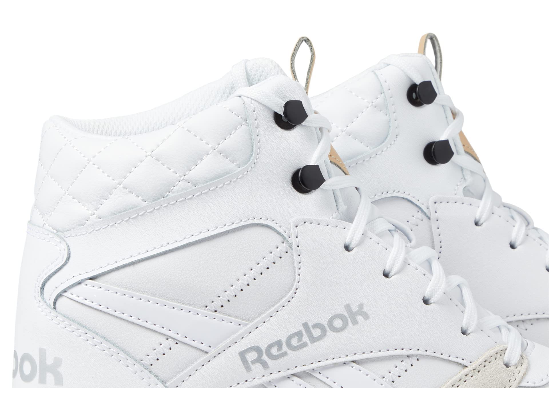 Reebok Women's BB4500 Hi High Top Basketball Shoe, Wedge Heel/White/Chalk/Sahara, 10