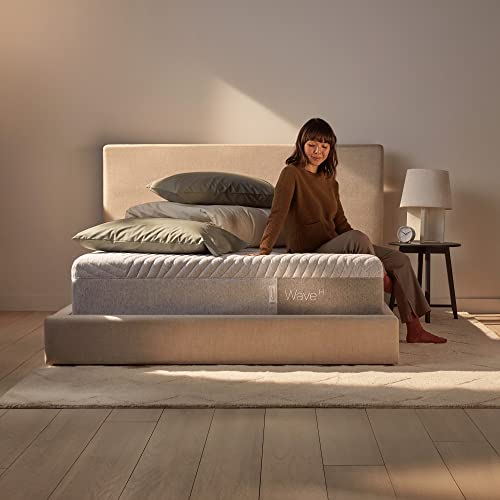 Casper Sleep Wave Memory Foam Hybrid Mattress, Queen,Medium Firm