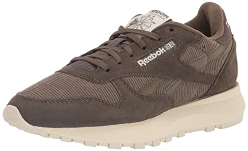 Reebok Women's Classic Leather SP Sneaker, Army Green/White, 10