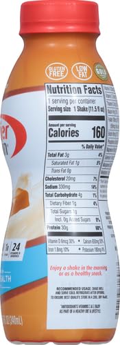 Premier Protein Shake, Caramel, 30g Protein, 1g Sugar, 24 Vitamins & Minerals, Nutrients to Support Immune Health, 11.5 fl oz