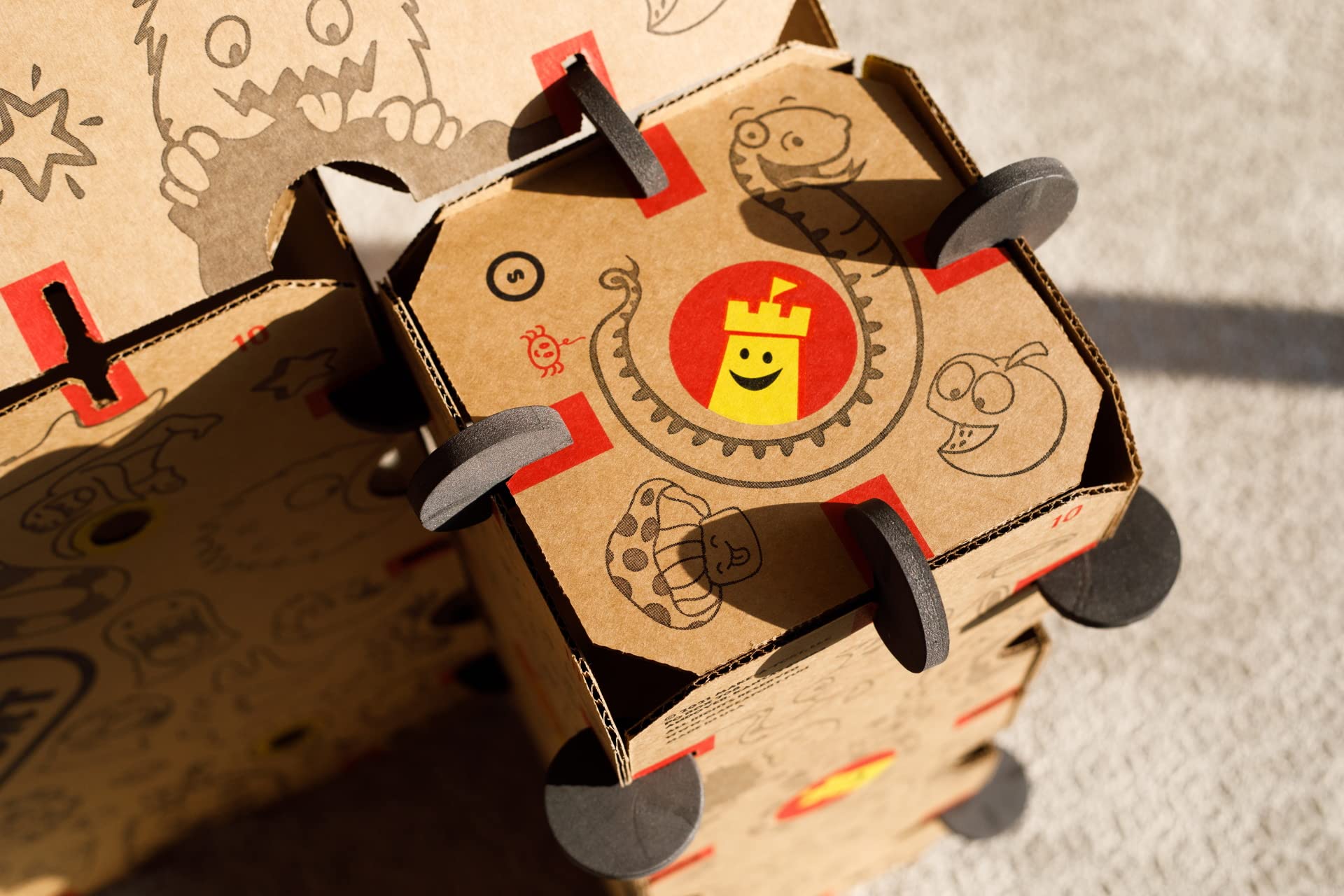 Make-A-Fort Creator Kit - Build Complex and Challenging Forts for Kids - Creative Fun for Ages 8 and Up - Build a Robot, a Rocket, a Shark, Fighter Jets, and More - Durable, Reusable, and Made in USA