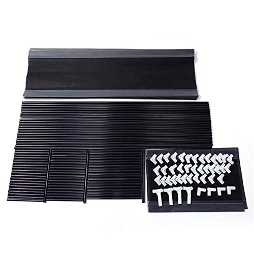 Mekek 100cm Wide Shoe Rack Organizer Storage Shoes Shelves Space 10 Tier Standing Black
