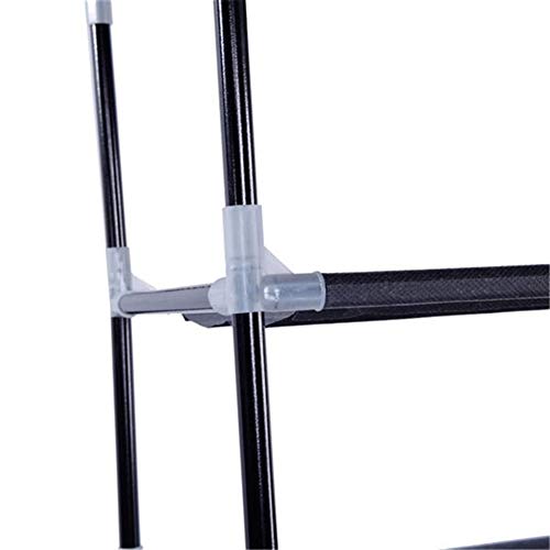 Mekek 100cm Wide Shoe Rack Organizer Storage Shoes Shelves Space 10 Tier Standing Black